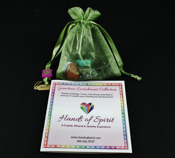 Health Pouch with Reference Pamphlet - Hands of Spirit